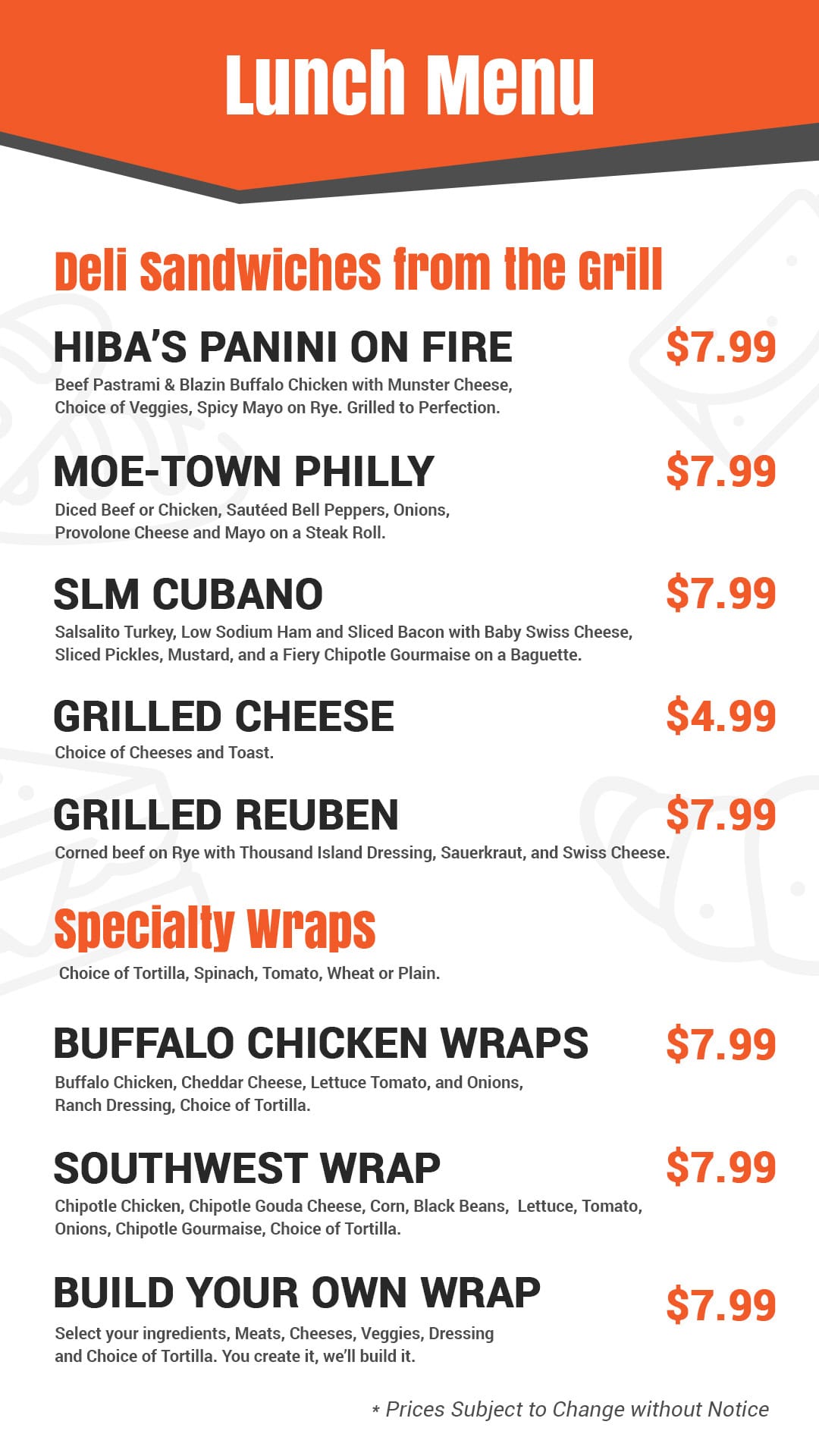 SLMsheffield TV Menu 6 – South Loop Market